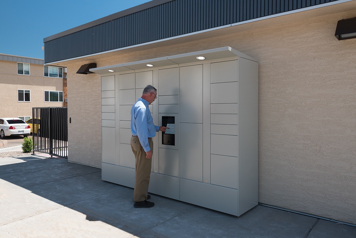Outdoor Parcel Lockers | Element Series | Package Concierge